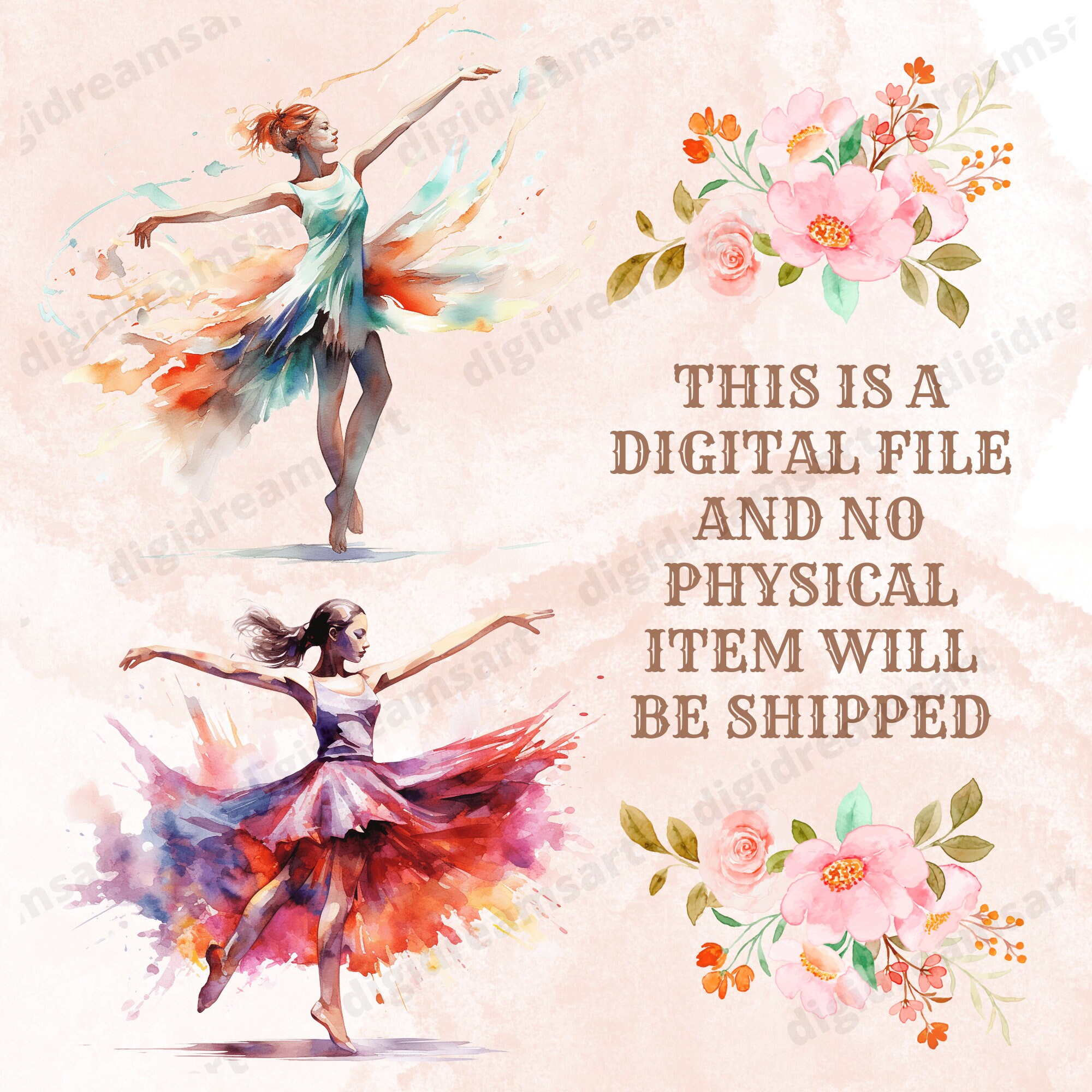 Contemporary Dance Clipart Bundle Transparent PNG - Etsy