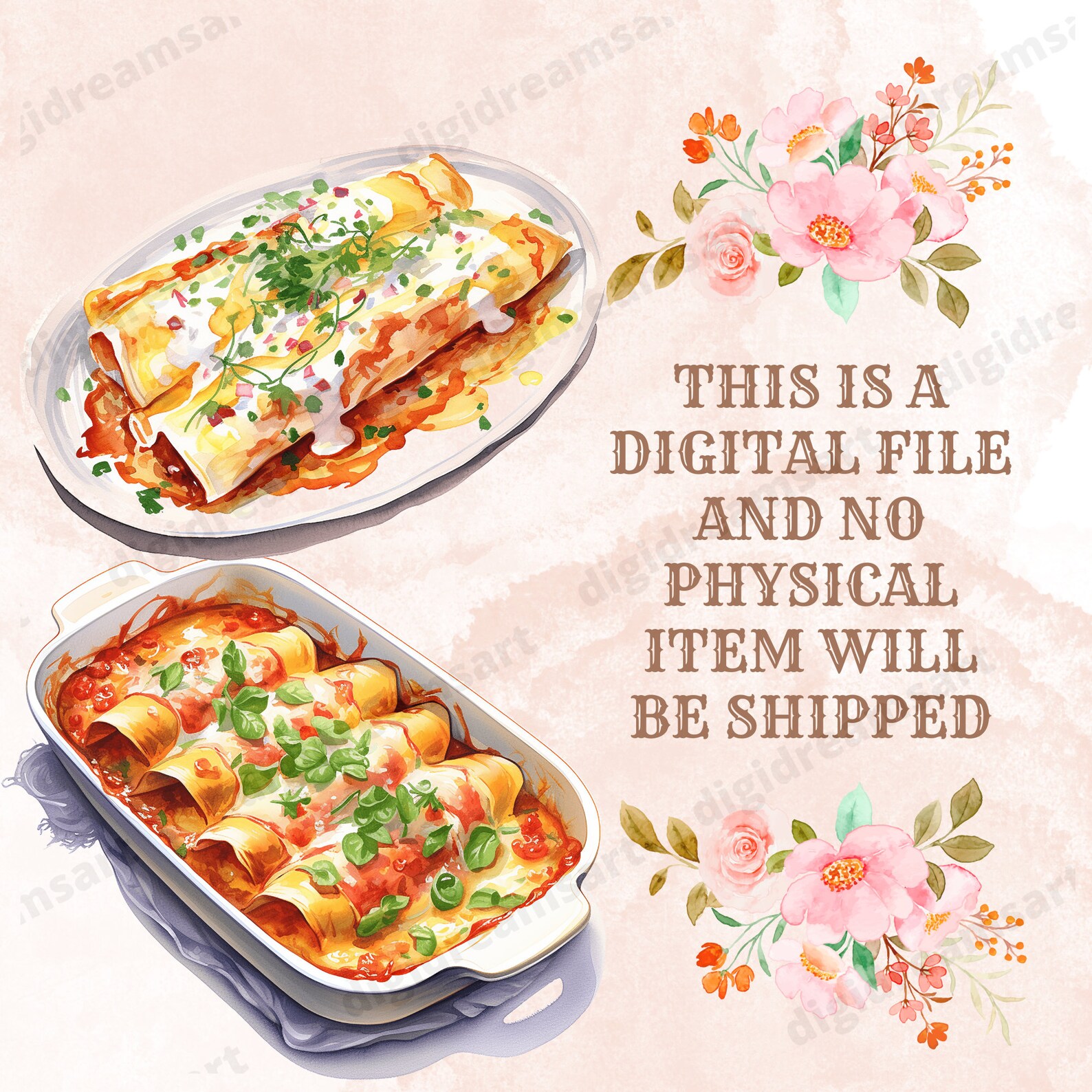 Enchiladas Design Bundle - PNG Transparent Clipart Collection ...