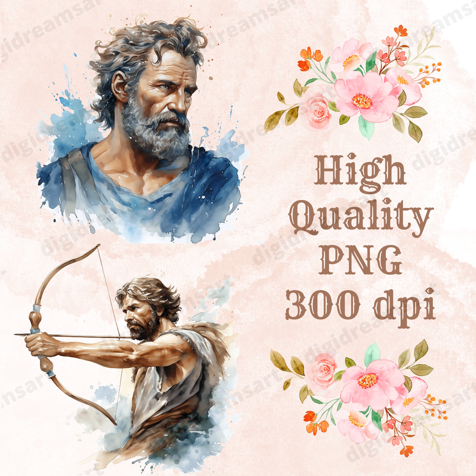 Odysseus ulysses Design Bundle PNG Transparent Clipart Collection ...