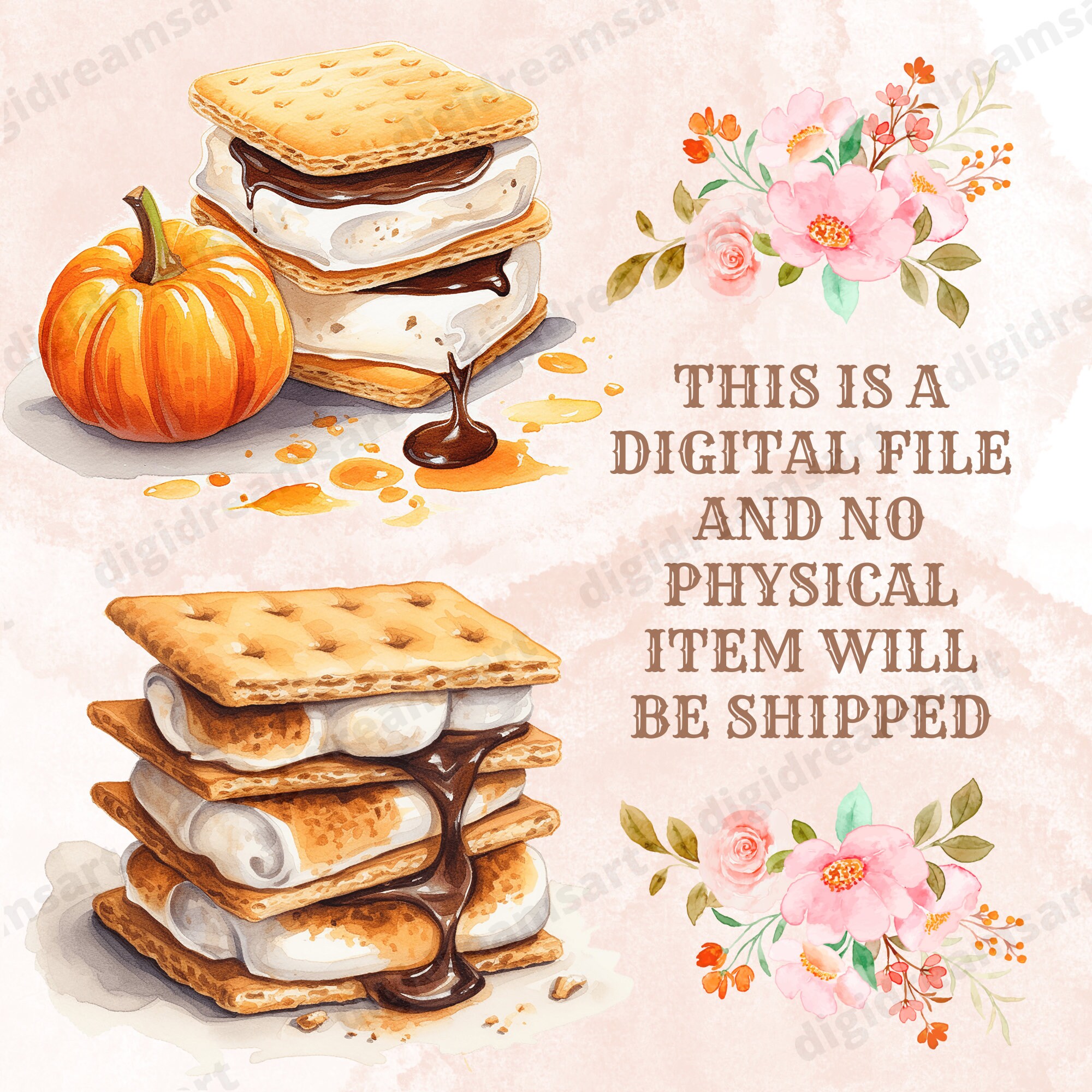 Halloween S'mores Clipart Bundle - Transparent PNG Collection ...