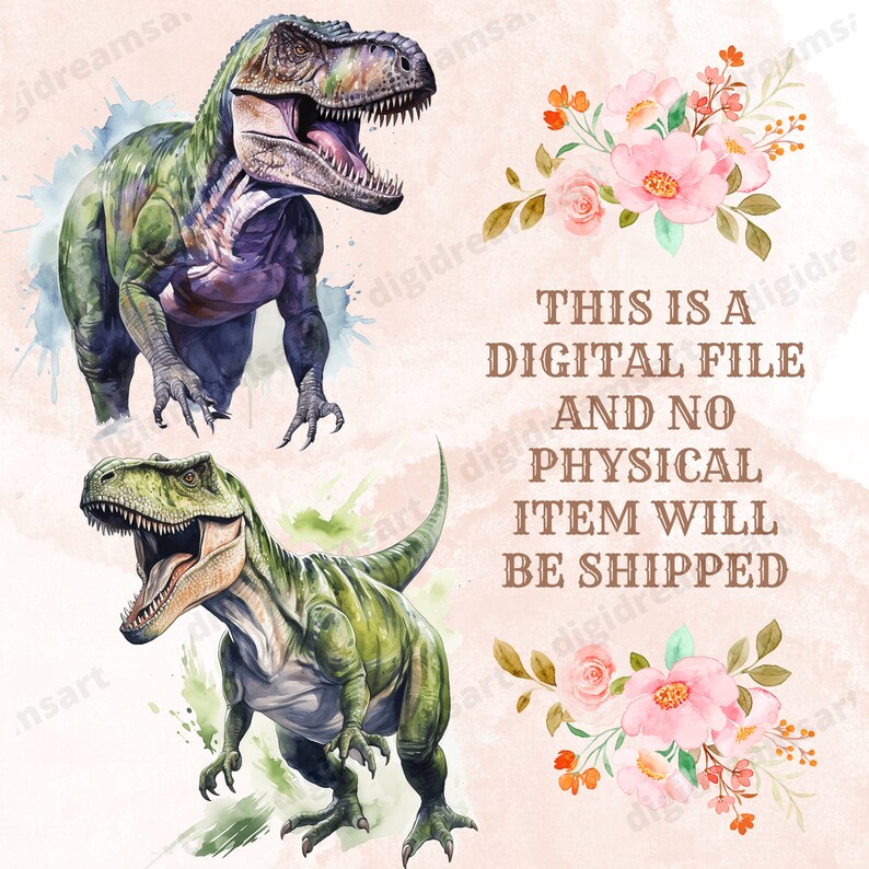 Dinosaurs Mega Bundle 50 PNG Clipart Transparent PNG - Etsy