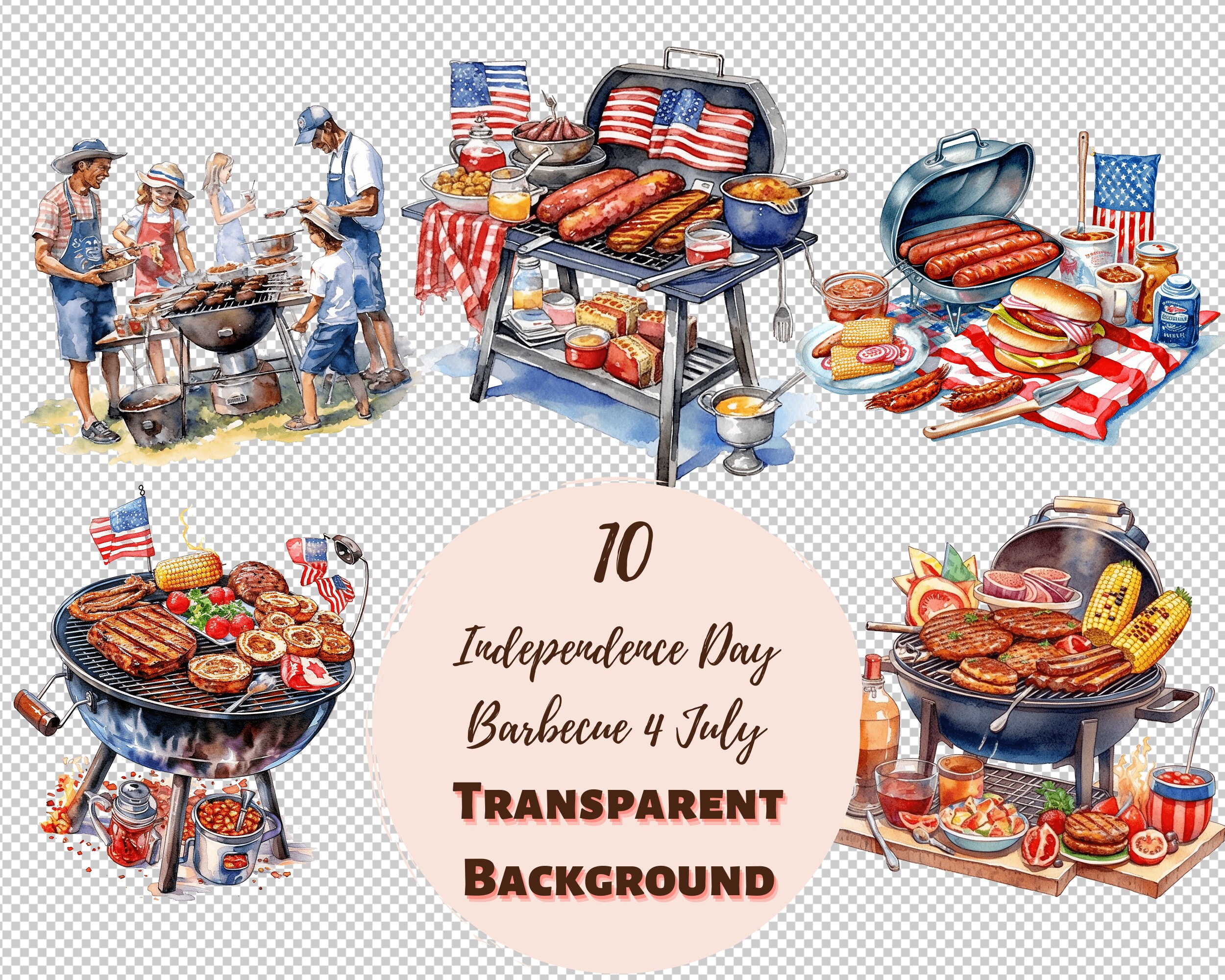 4th Of July Bbq Background