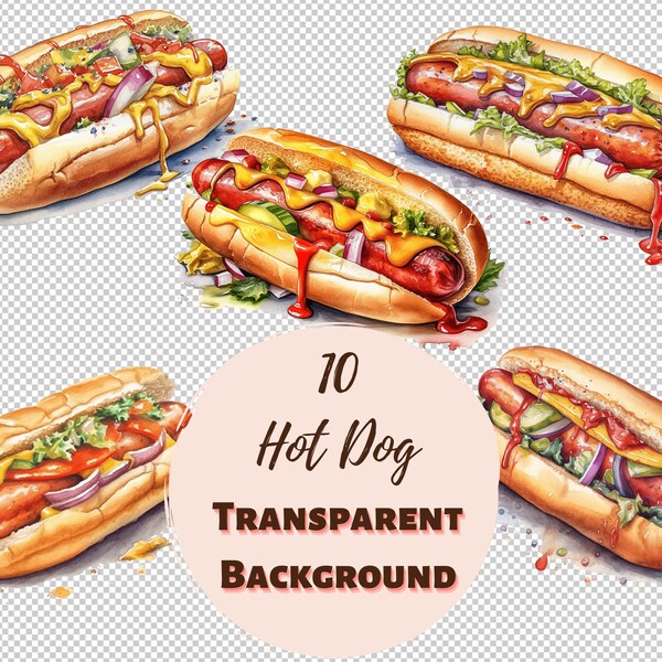Hot Dog Art - Etsy