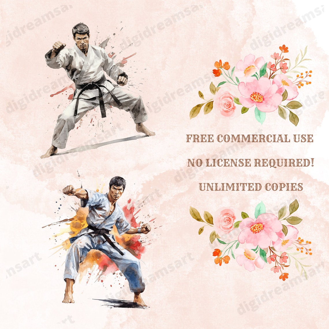 Martial Arts Mega Bundle 50 PNG Clipart Images Transparent PNG ...