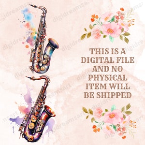 Saxophone Design Bundle - PNG Transparent Clipart Collection ...