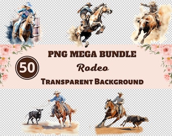 Rodeo 2nd Collection Mega Bundle 50 PNG Clipart Transparent PNG ...
