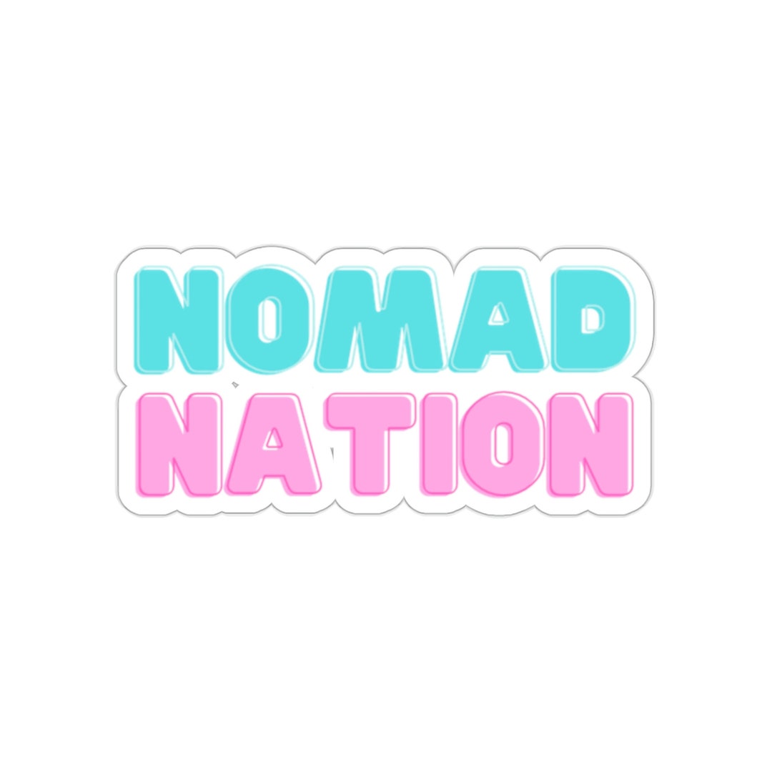 Digital Nomad Travel Sticker || Nomad Nation - Adventure, Explore - Etsy