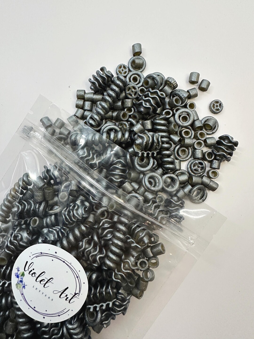 Bolt and Screw Sensory Filler, Metallic Silver Pasta Mix, Montessori ...