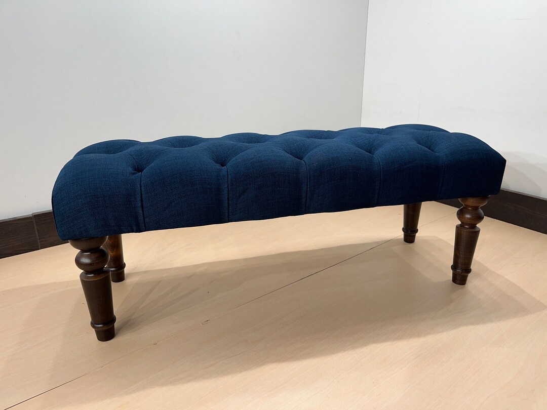 Chesterfield Bench / Footstool / Seating Available in Various Fabrics ...