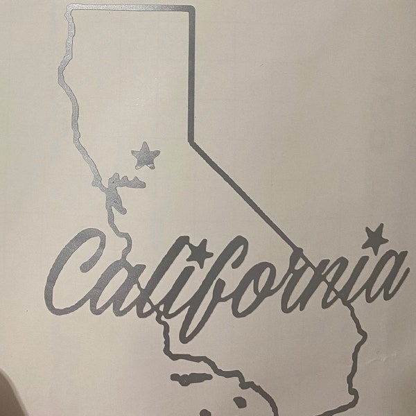 California Car Decal - Etsy