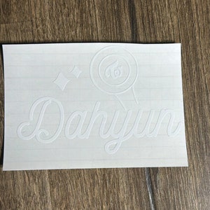 TWICE Vinyl Name Decals | Twice | Decals | Kpop Decals | Twice Decals ...