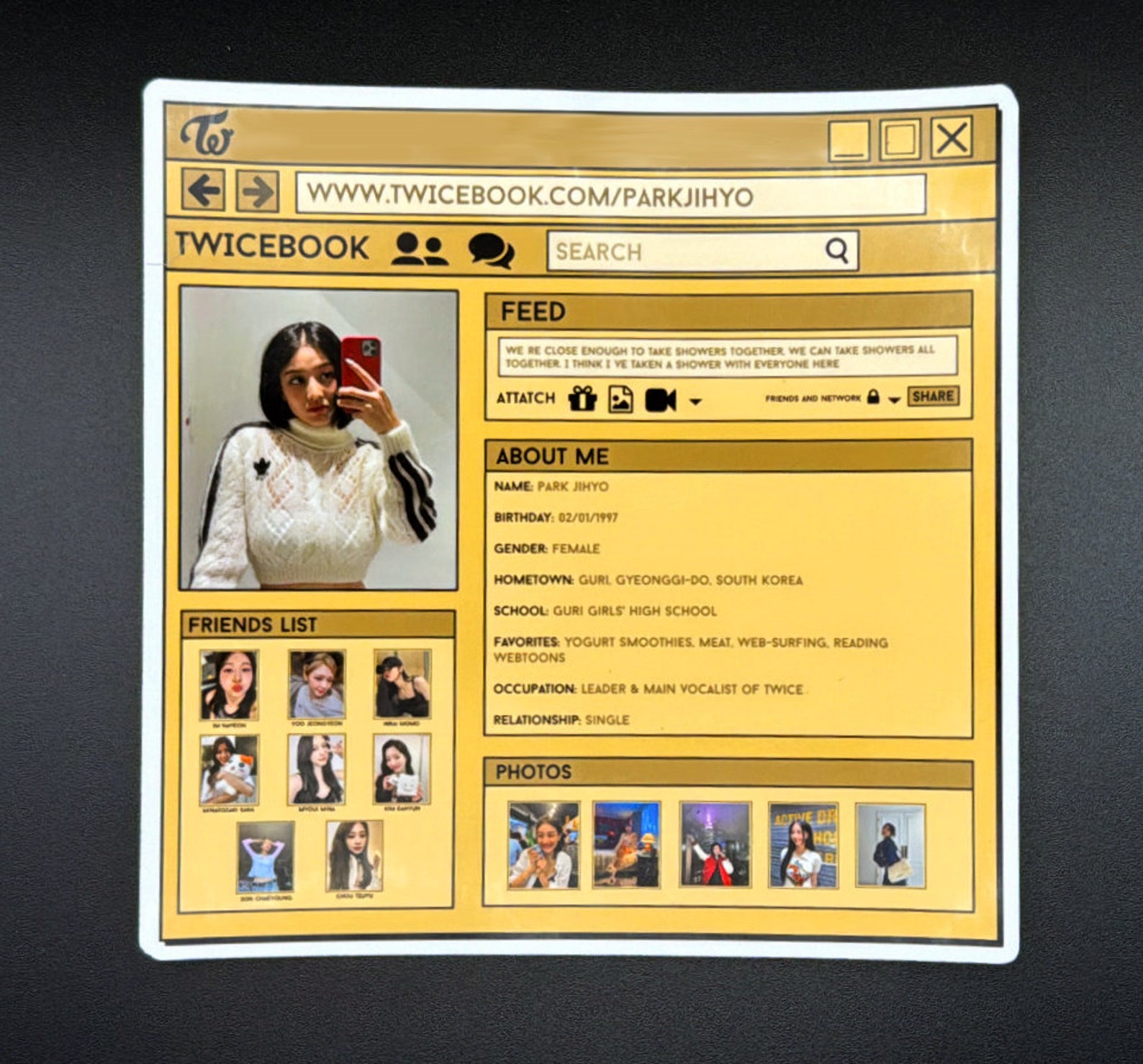 Twicebook Stickers | Twice | Twice Sticker | Kpop | Sticker | Retro ...