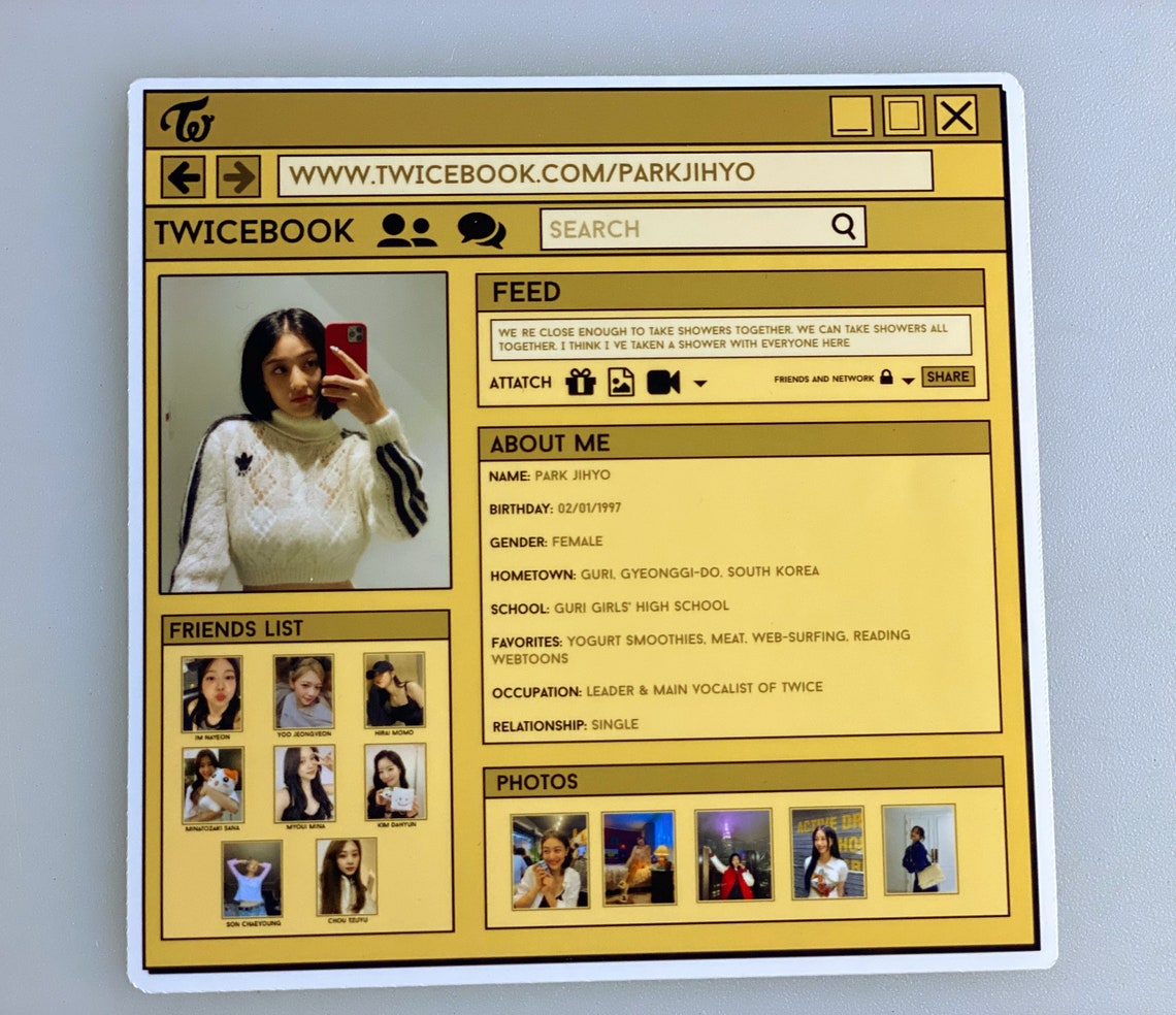 Twicebook Stickers Twice Twice Sticker Kpop Sticker - Etsy