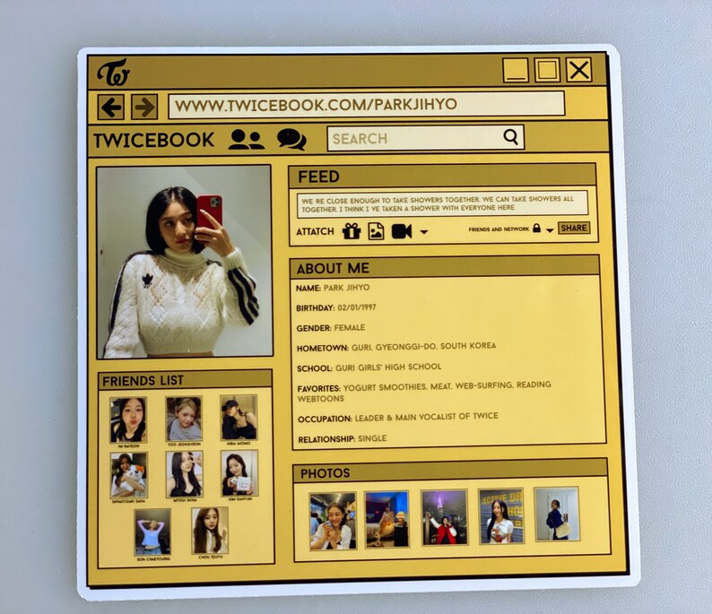 Twicebook Stickers Twice Twice Sticker Kpop Sticker - Etsy