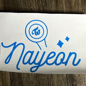 TWICE Vinyl Name Decals | Twice | Decals | Kpop Decals | Twice Decals ...