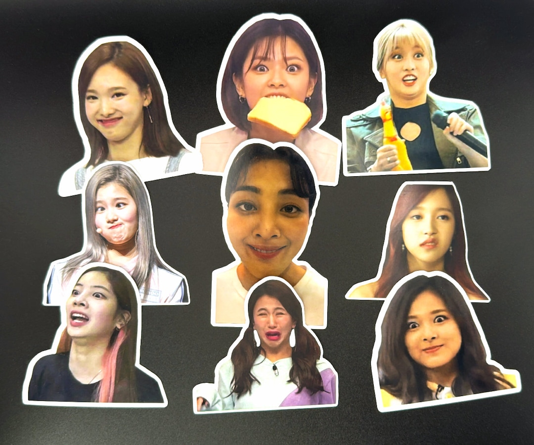 TWICE Meme Stickers | Twice | Stickers | Funny | Meme | Kpop | Merch ...