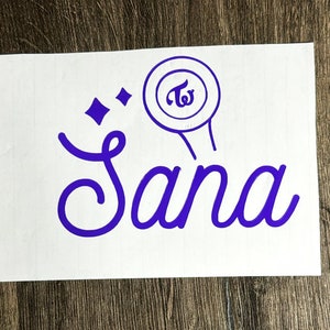 TWICE Vinyl Name Decals | Twice | Decals | Kpop Decals | Twice Decals ...