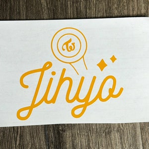 TWICE Vinyl Name Decals | Twice | Decals | Kpop Decals | Twice Decals ...