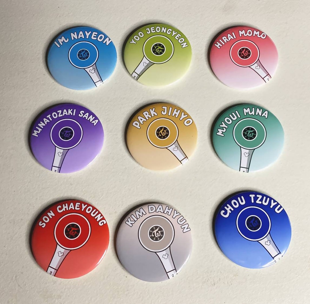 TWICE Candy Bong Badges Twice Cute Badges Buttons Kpop - Etsy