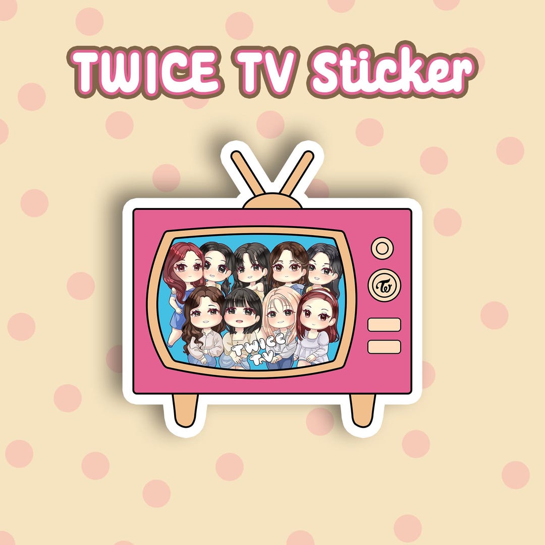 TWICE TV Sticker | Twice | Twice Sticker | Cute Stickers | Chibi ...