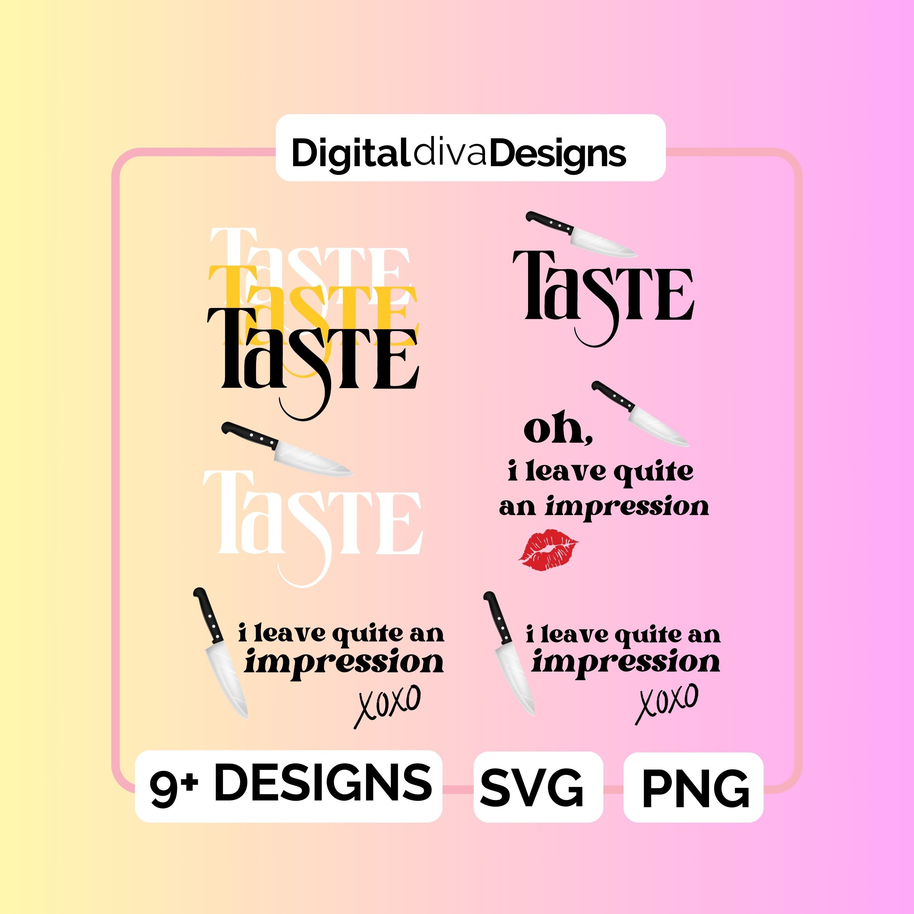 Taste Sabrina Carpenter Inspired SVG & PNG - Short N Sweet, I Leave ...