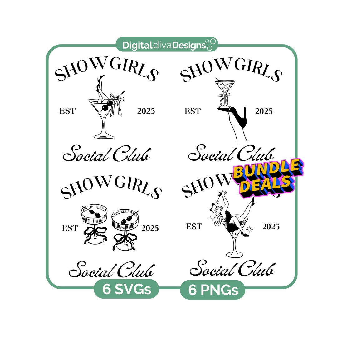 Showgirl Social Club PNG & SVG Bundle - Baby Thats Show Business ...