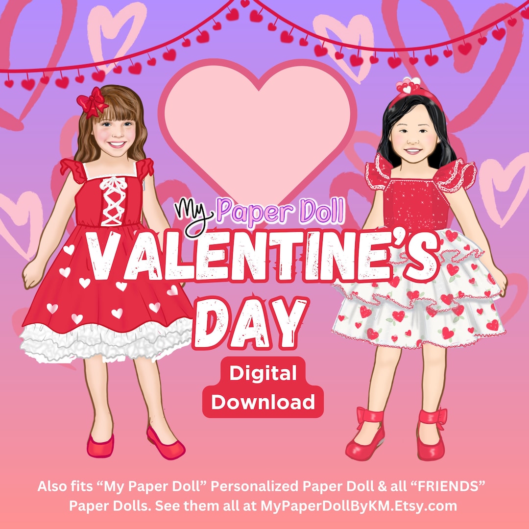 Printable Valentine's Day Paper Dolls Also Fits my Paper Doll ...