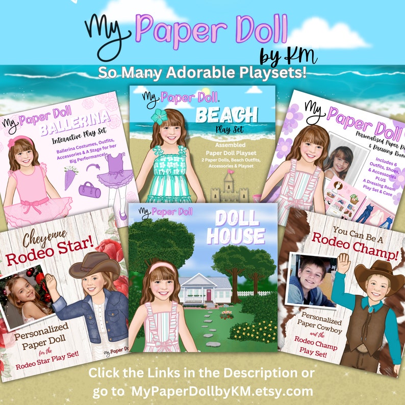 Printable friends Paper Dolls Complete Set of 9 DIY Digital Download ...