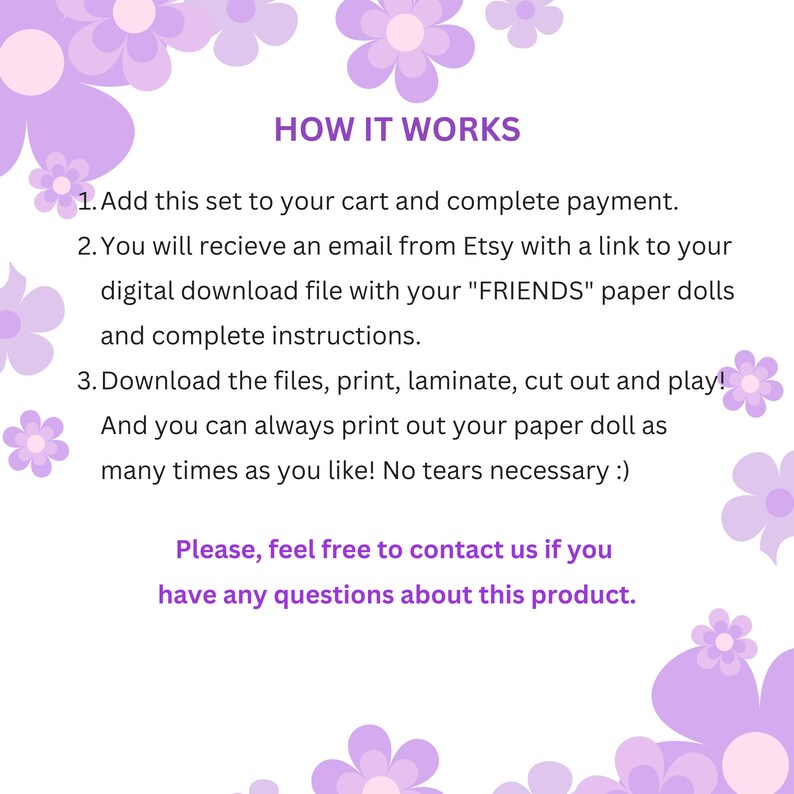 Printable friends Paper Dolls Complete Set of 9 - Etsy