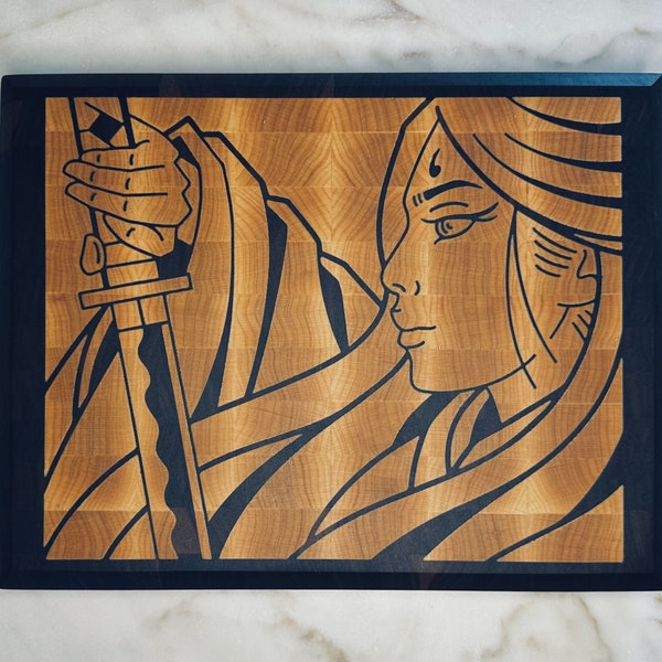 Samurai Cutting Board - Etsy