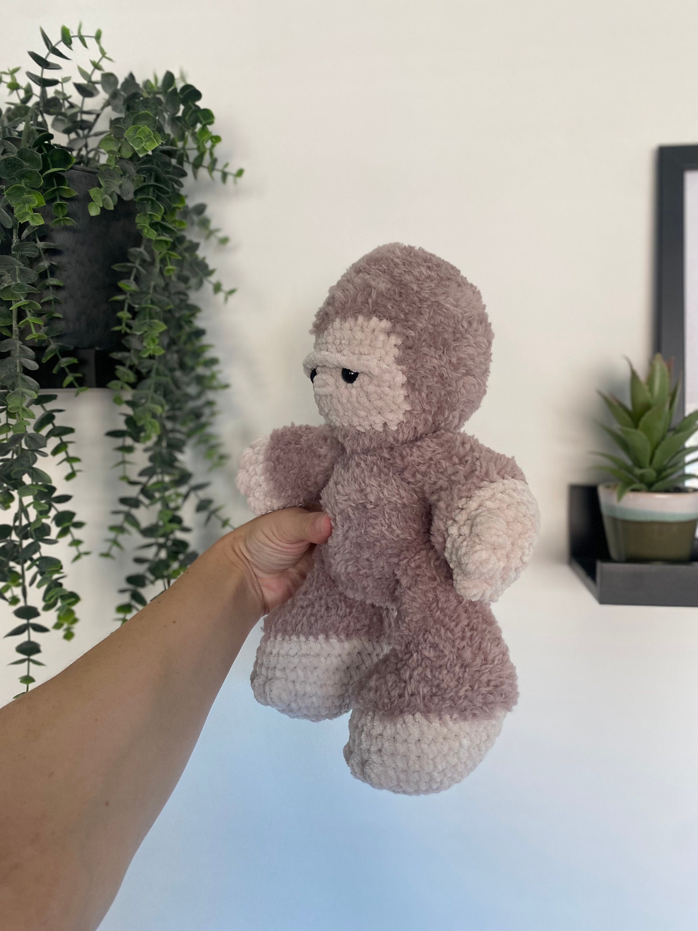 Big Foot Digital Crochet Pattern: Amigurumi Sasquatch Toy (PDF) - Etsy