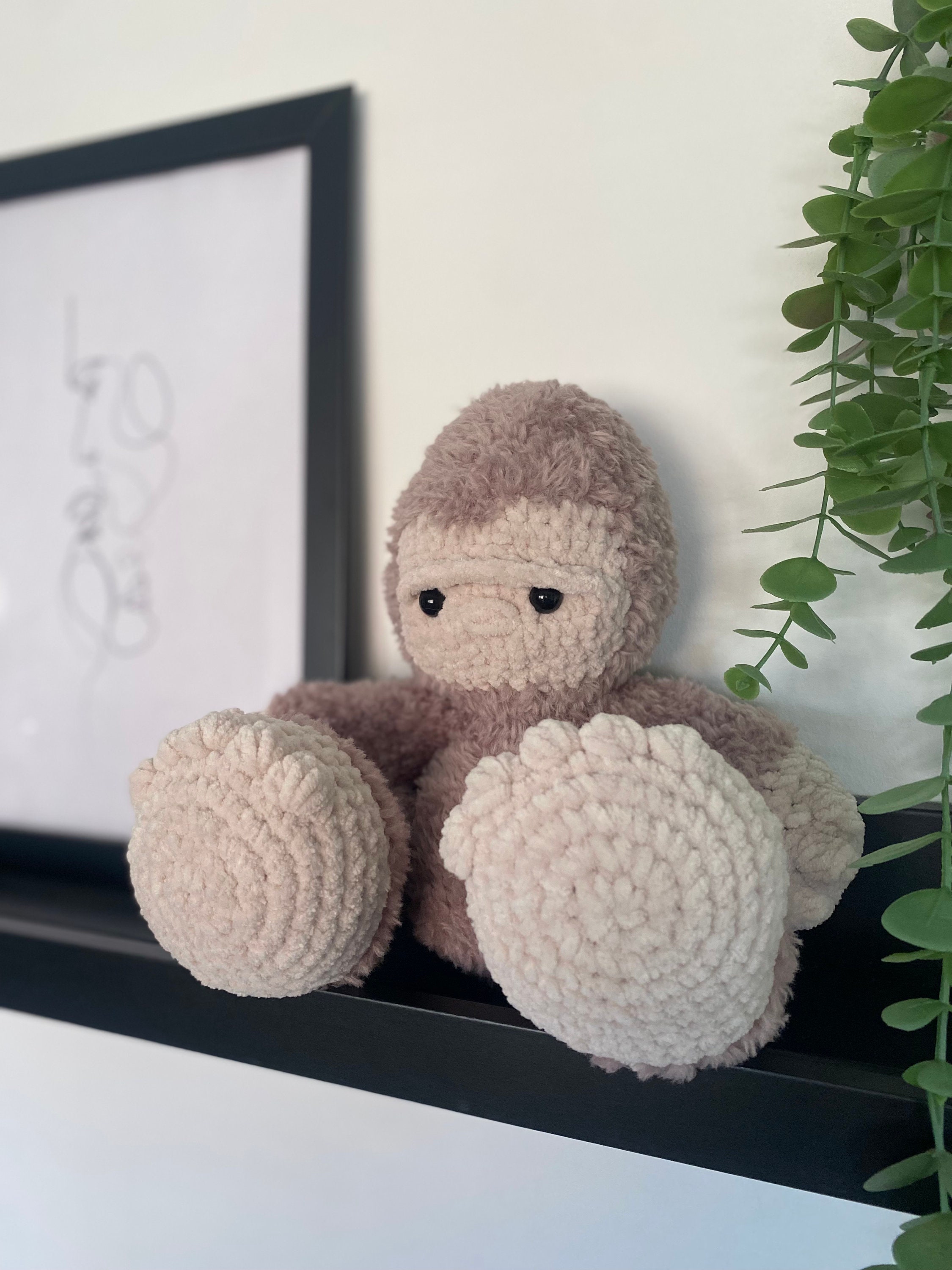 Crochet Yeti/bigfoot Amigurumi Pattern: Beginner Friendly Plush Monster ...