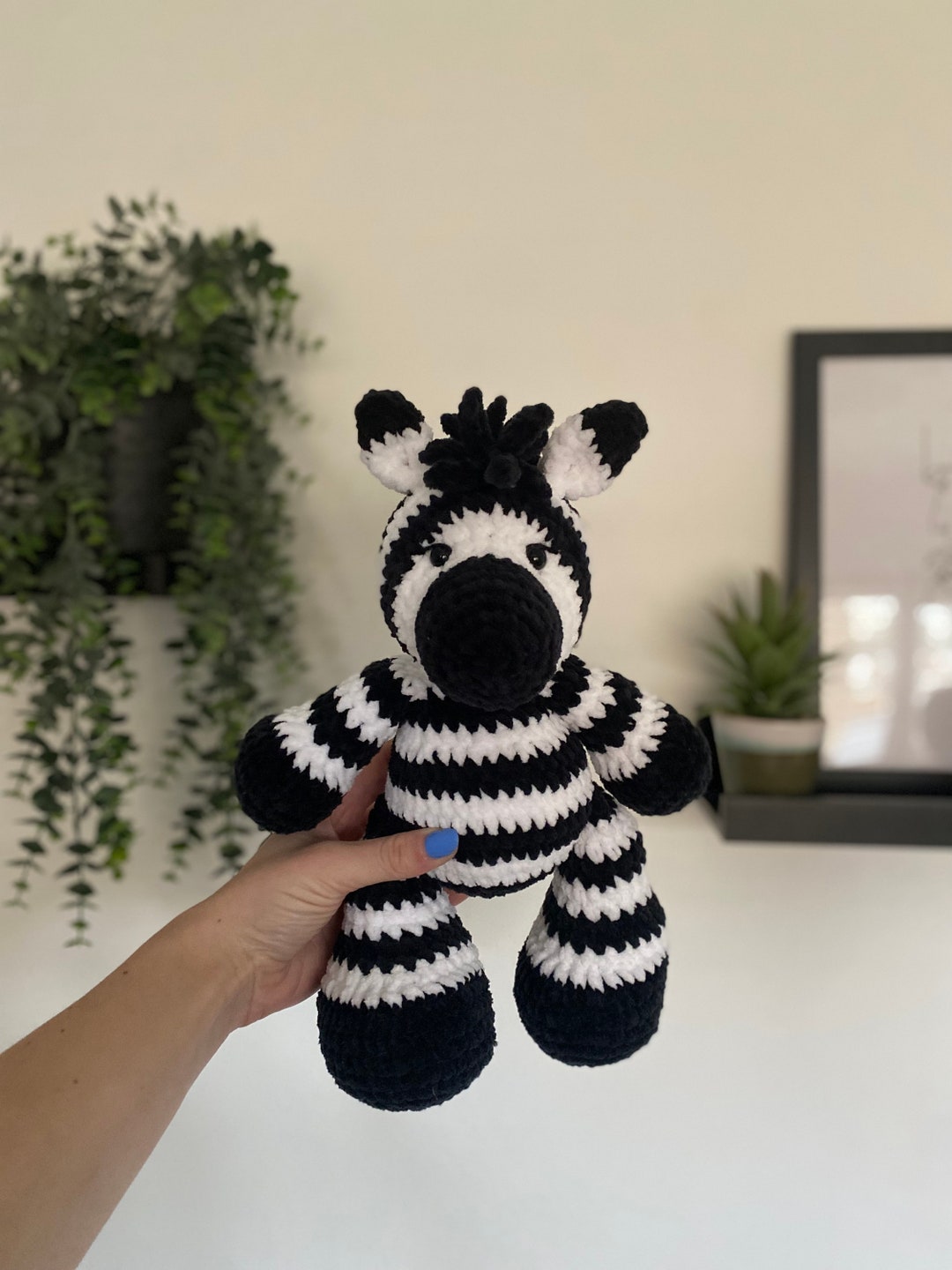 Amigurumi Zebra Pattern, Plush Pattern, PDF Pattern, Stuffed Zebra Toy ...