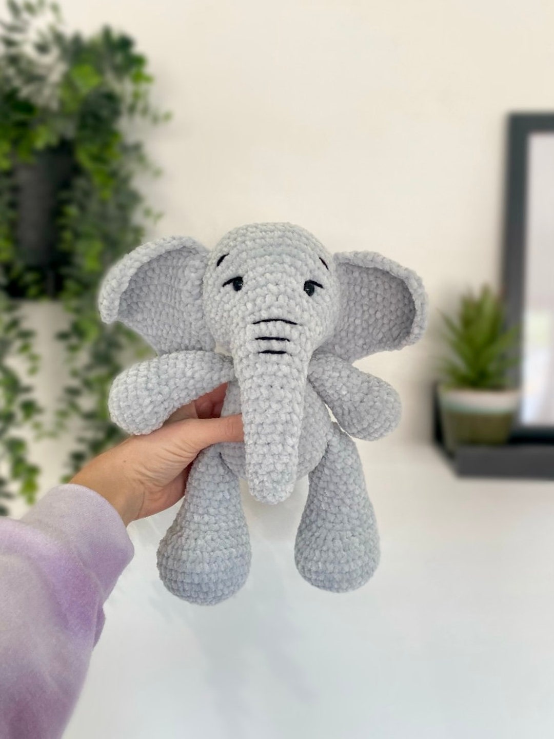 Crochet Elephant Pattern PDF – Aira the Amigurumi Elephant – Beginner ...