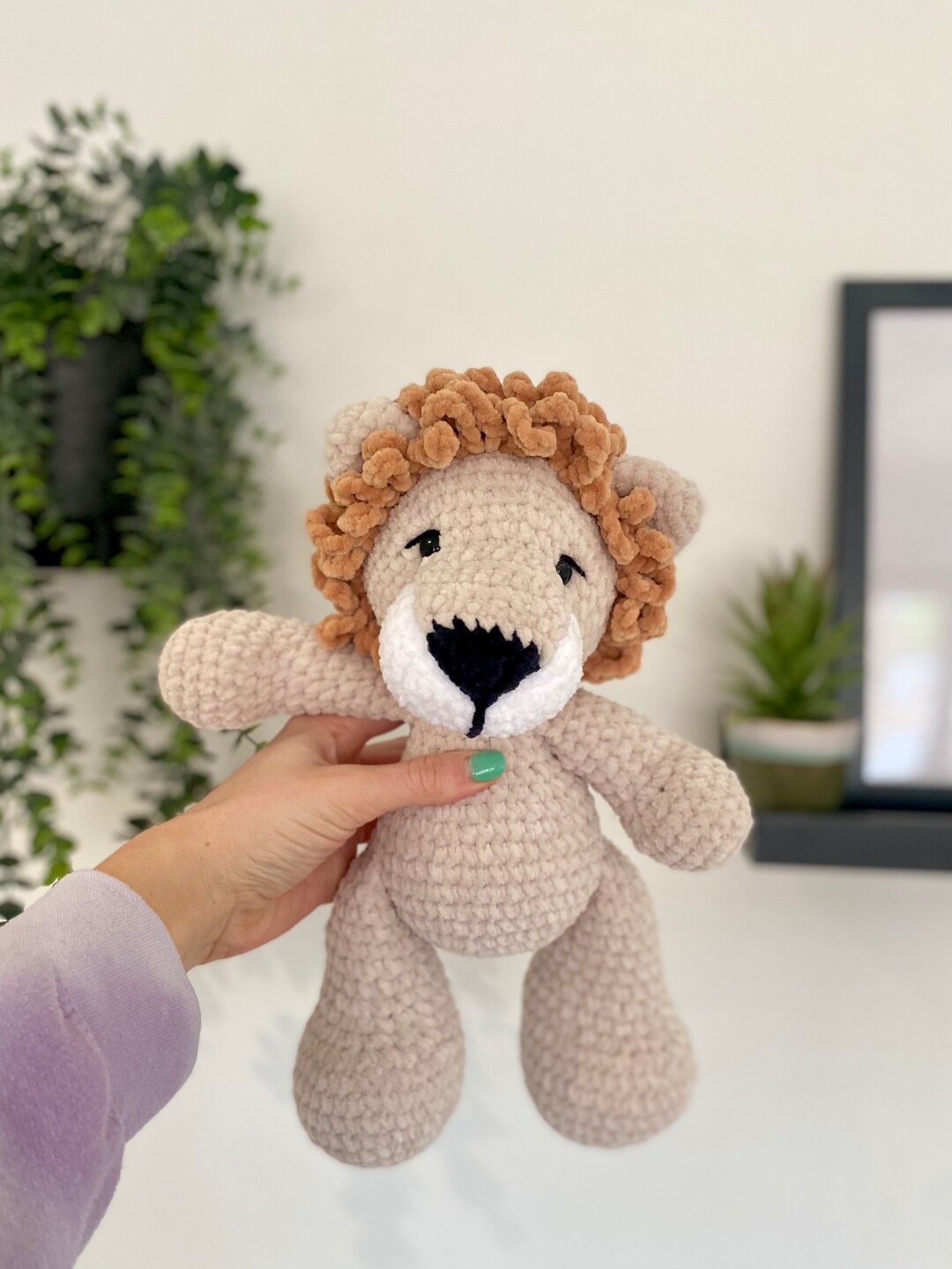 Amigurumi Lion Pattern, Plush Pattern, Lion Toy Pattern, Crochet Lion ...