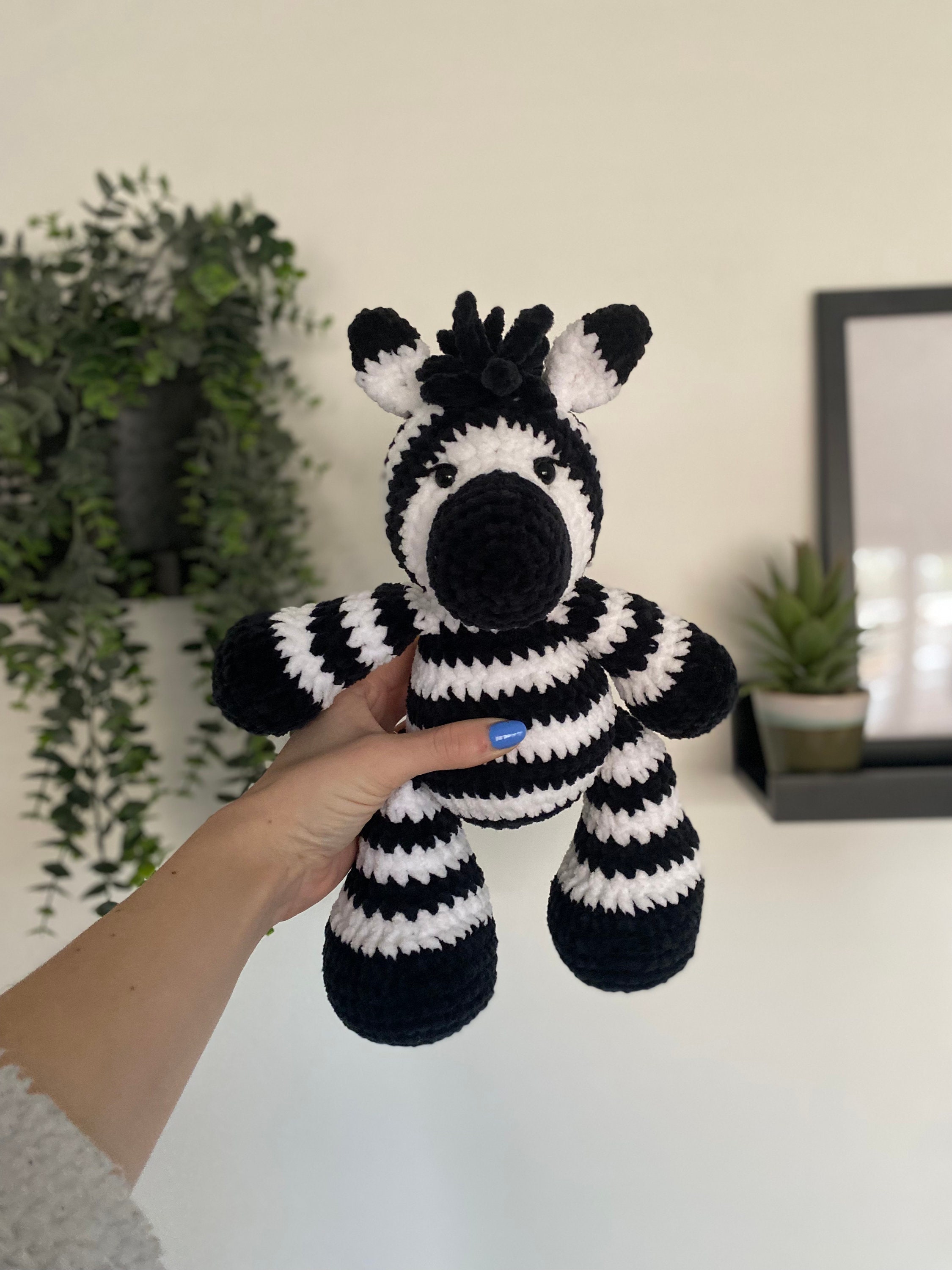 Amigurumi Zebra Pattern, Plush Pattern, PDF Pattern, Stuffed Zebra Toy ...