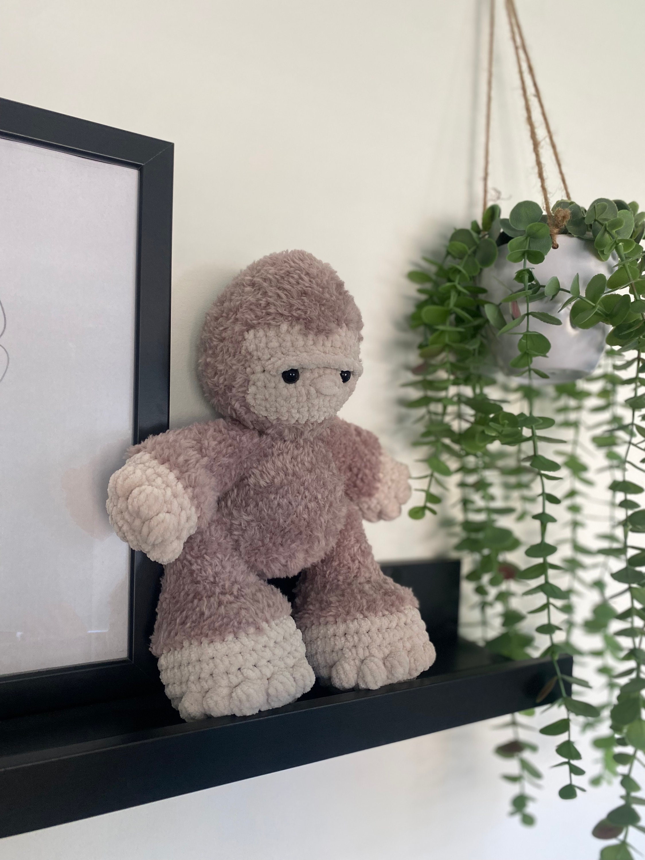 Big Foot Crochet Amigurumi Pattern, Handmade Monster, Beginner Friendly ...
