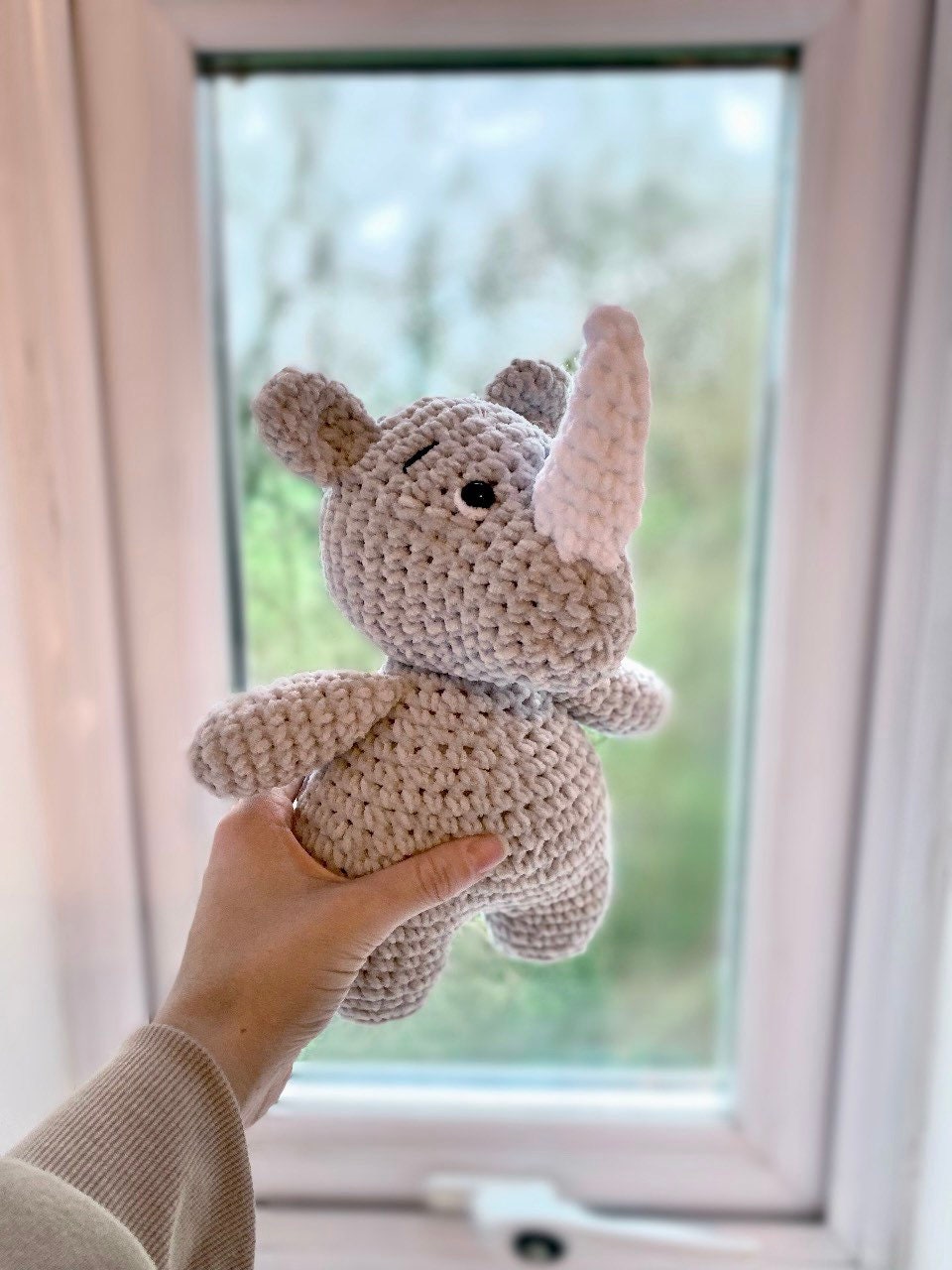 Rhino Plushie Crochet Pattern - Etsy