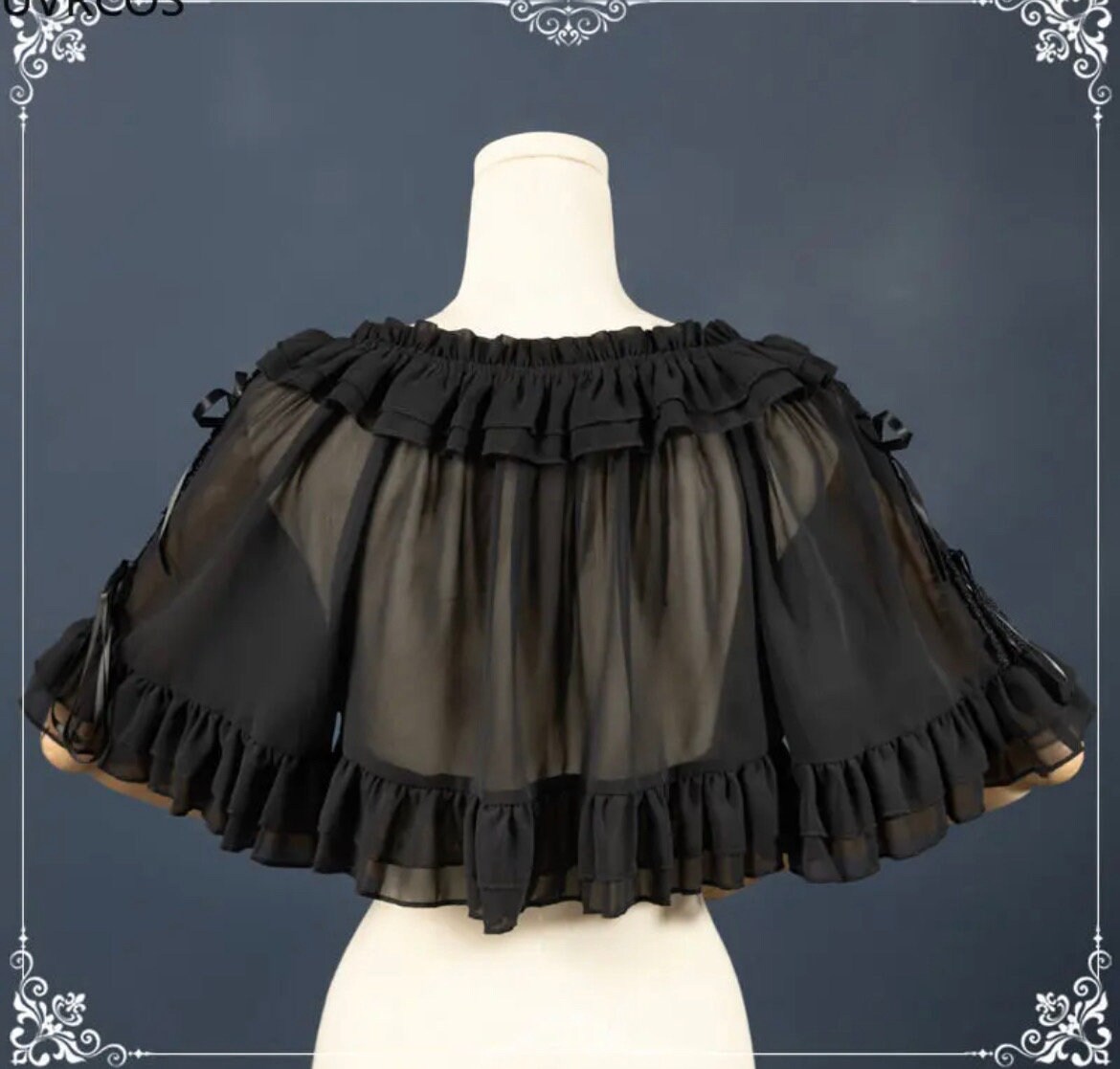 Vintage Style Bridal Cape With Ruffles - Etsy