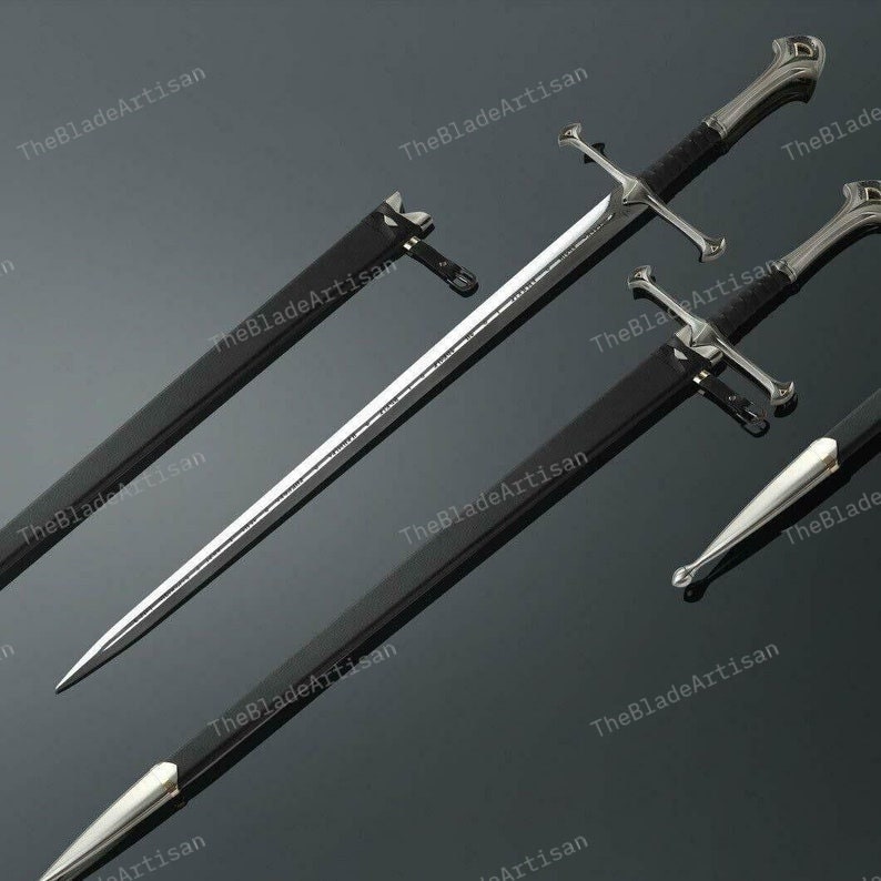 Real Damascus Steel Sword Viking Swords Battle Swords Full - Etsy