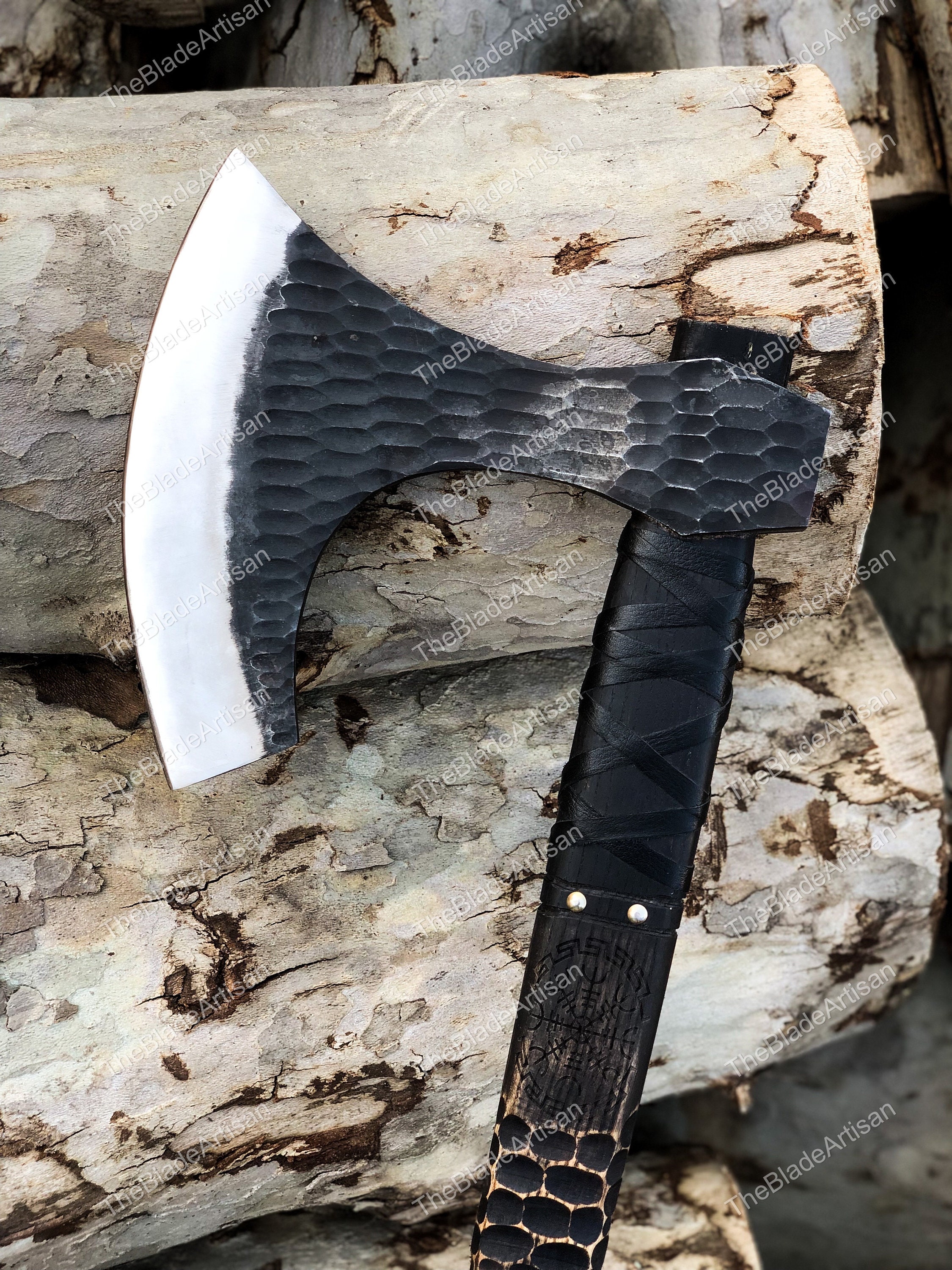 Custom Handmade Viking Axe, Camping Axe, Bearded Axe, Gift for Him ...
