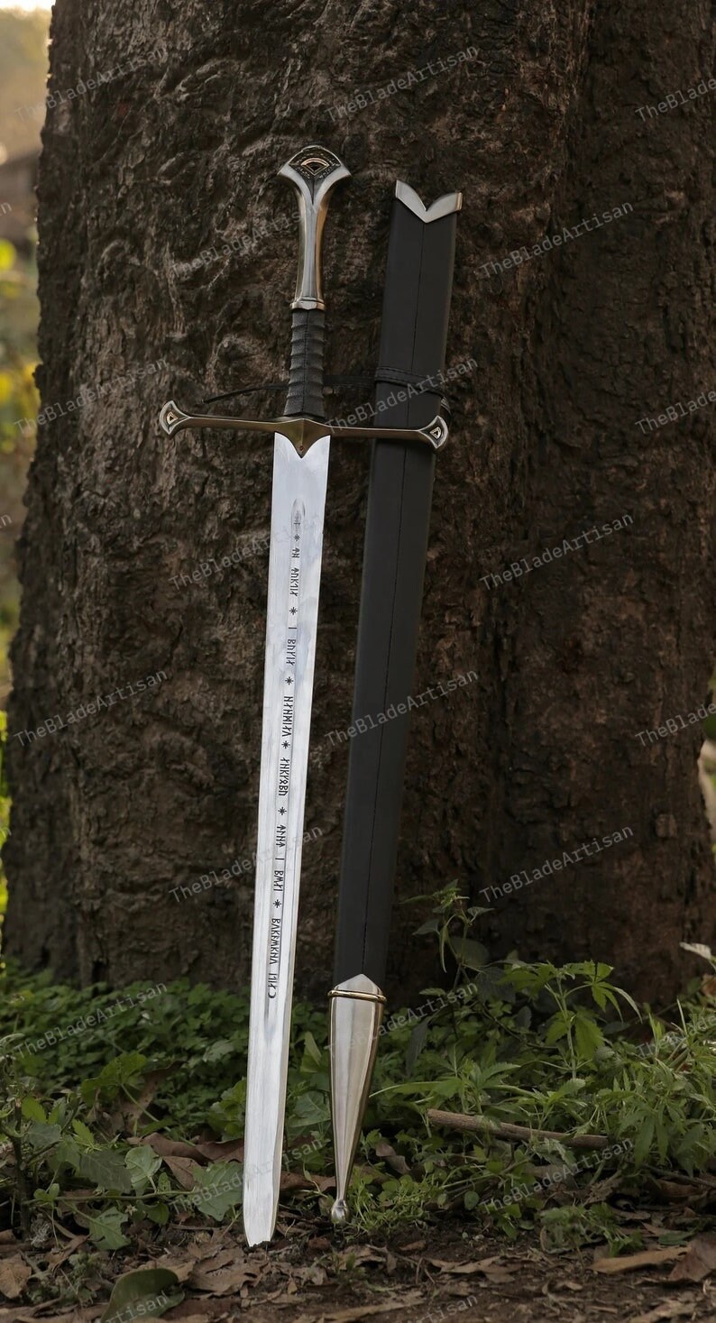 Real Damascus Steel Sword Viking Swords Battle Swords Full - Etsy