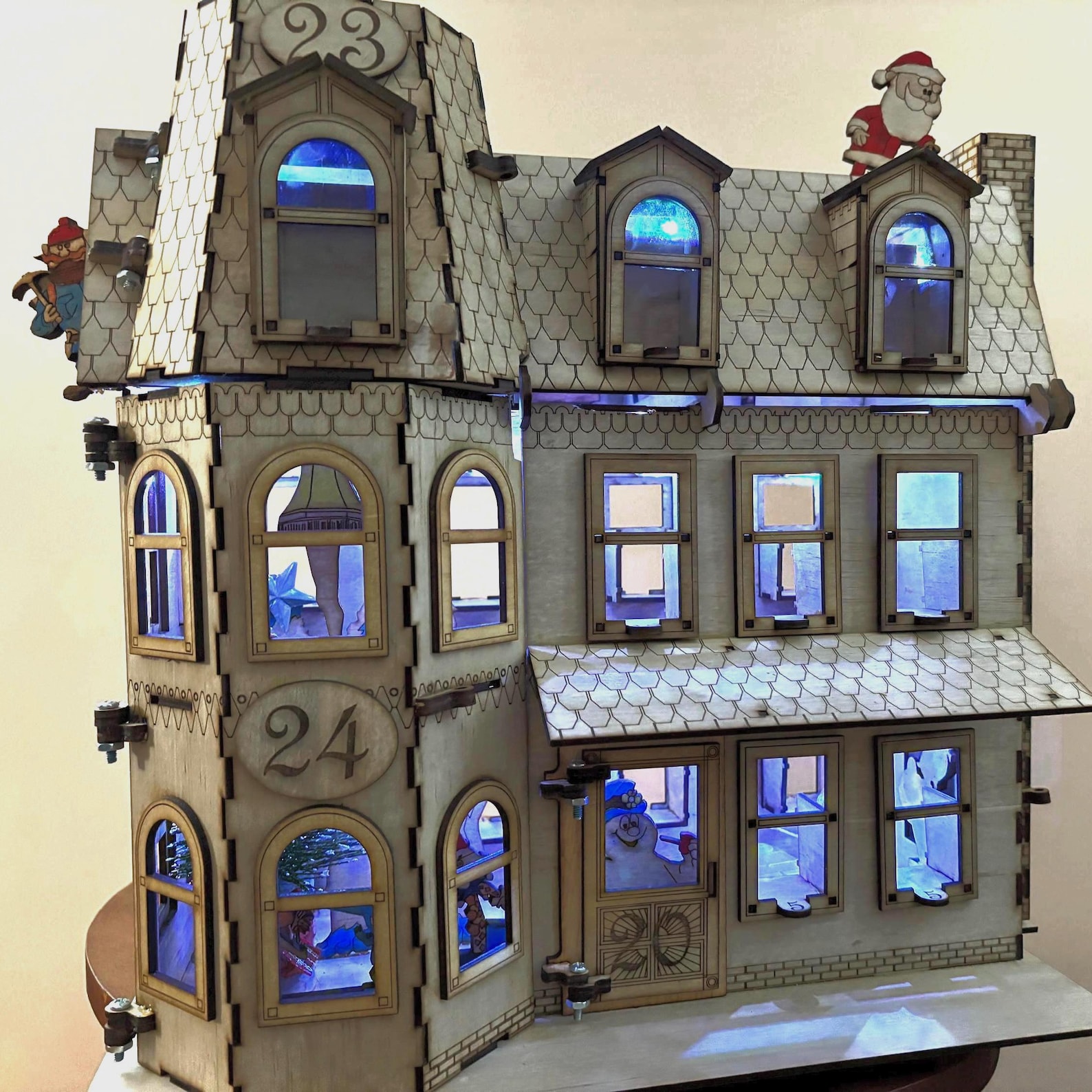 Christmas Advent House - Etsy