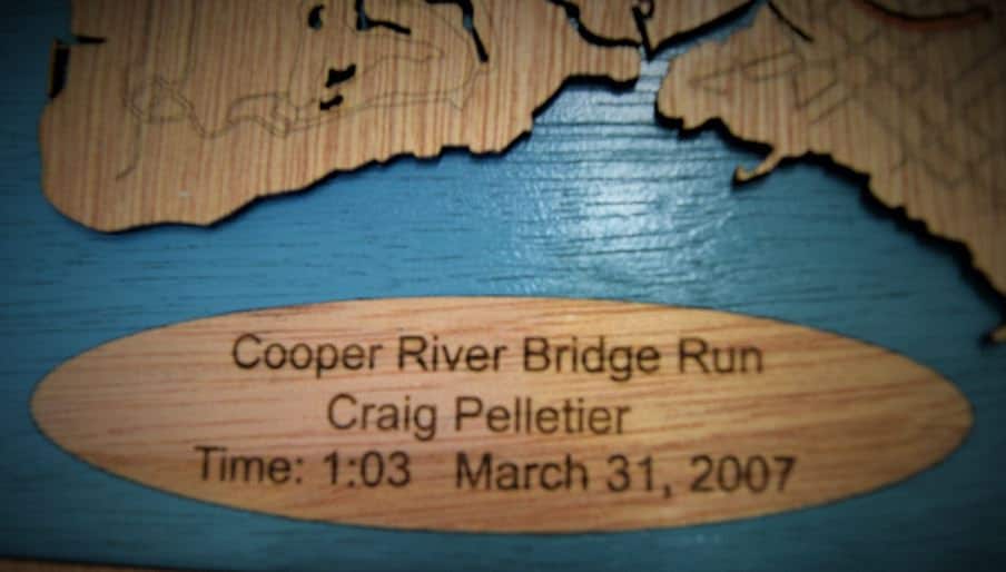 Cooper River Bridge Run Race Map customizable - Etsy