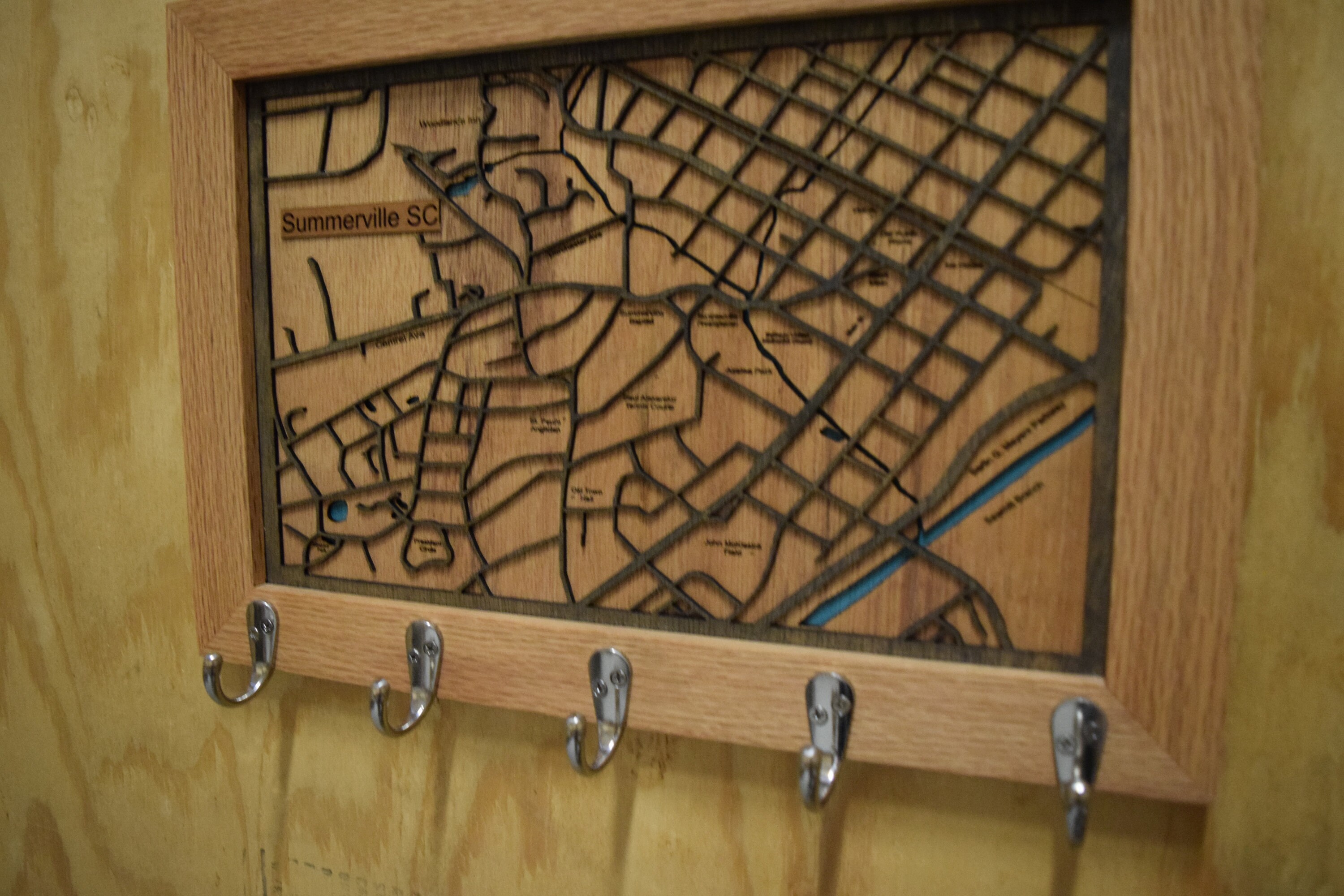 Any Town Map : Customized 3D Wooden Map - Etsy