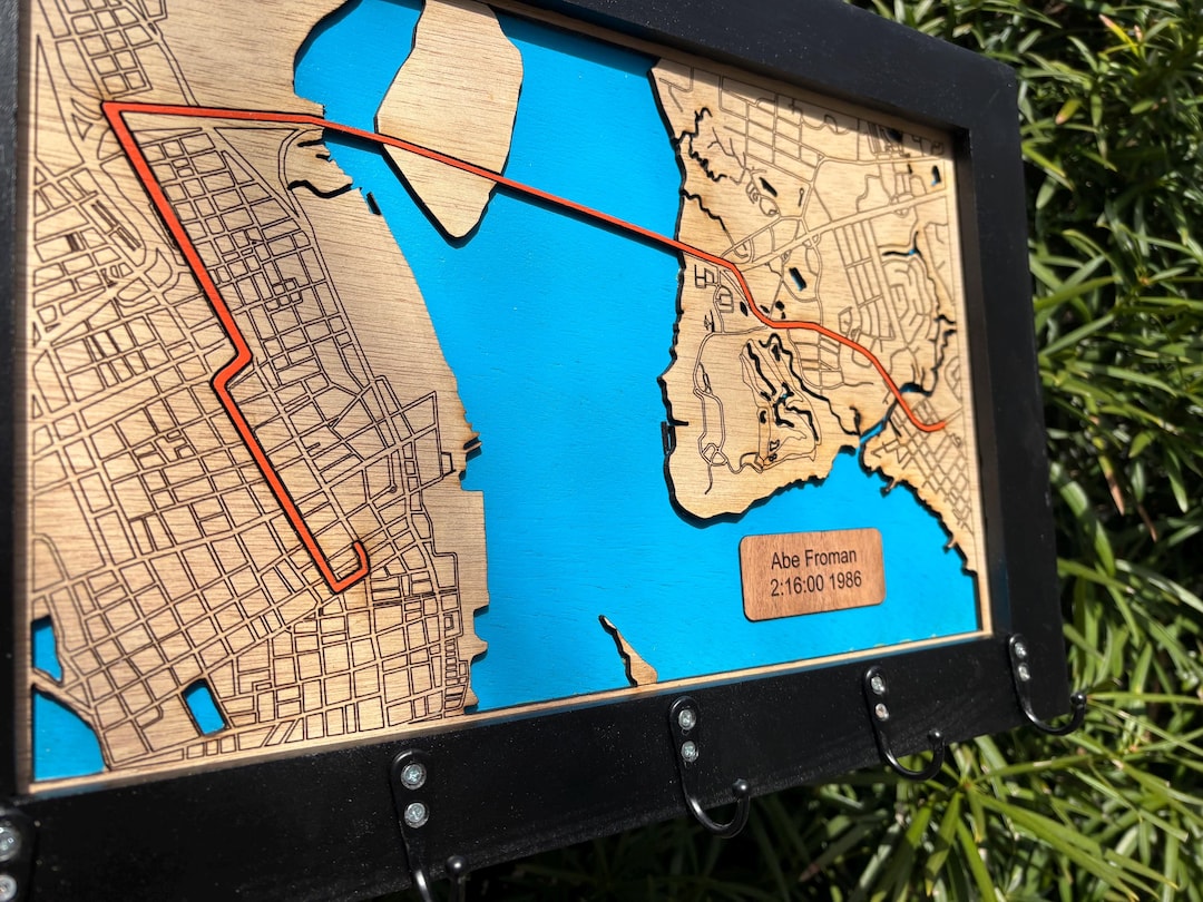 Cooper River Bridge Run Race Map (customizable) - Etsy