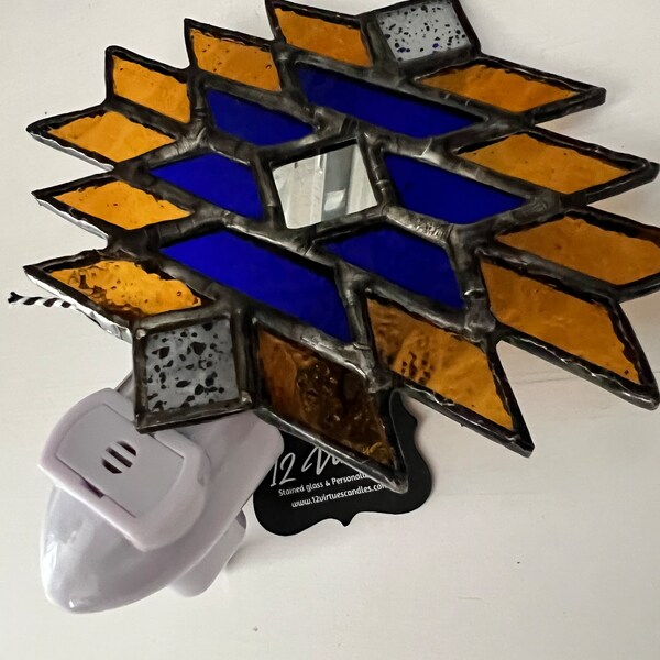 Stained Glass Nightlight Pattern - Etsy