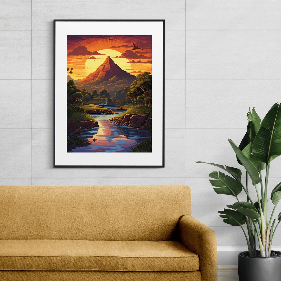 Aztec Printable Art - Aztec Culture Wall Art - Digital Art - #02 Aztec ...