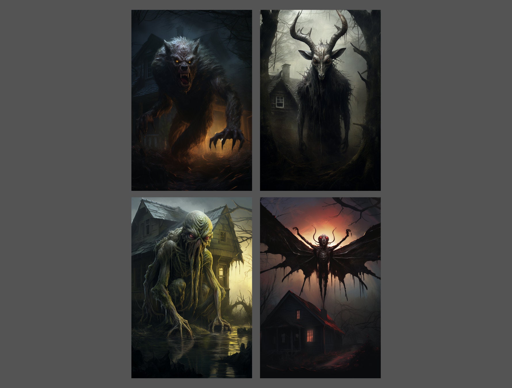 30 Cryptid Posters, Cryptid Creatures, Cryptid Printable, Cryptidcore ...