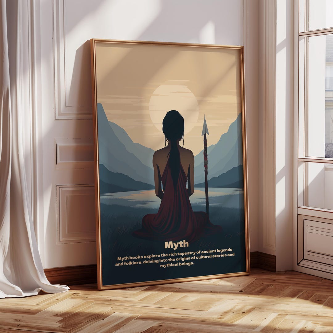 Myth Book Genre Poster, Classroom Decor, Library Decor, Book Prints ...